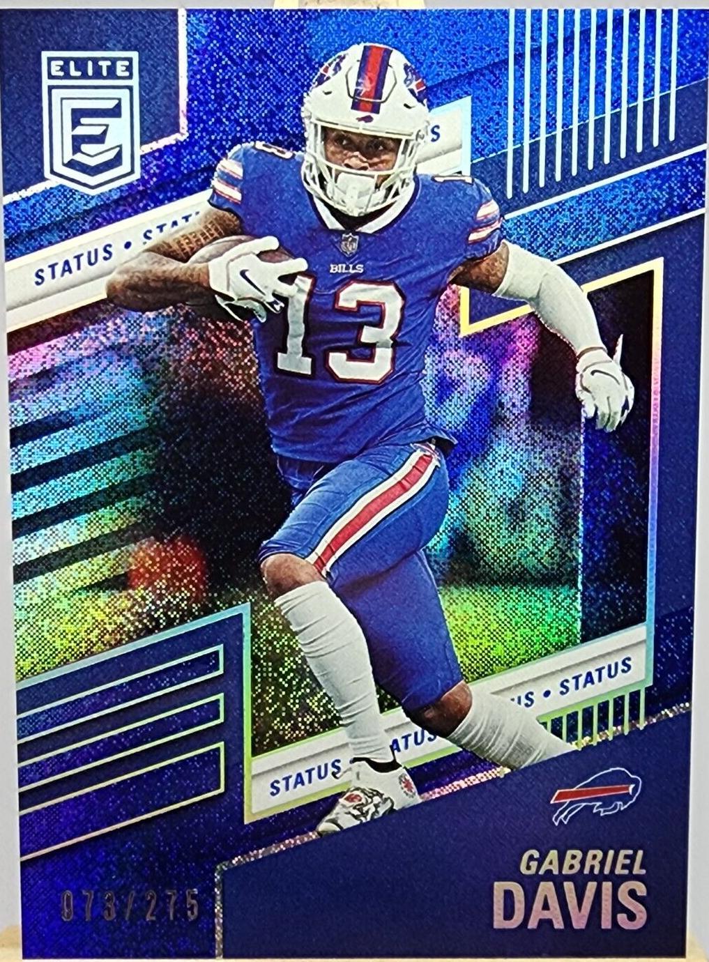 2022 Panini Donruss Elite - Gabriel Davis #51 Status Sparkle /275 for ...