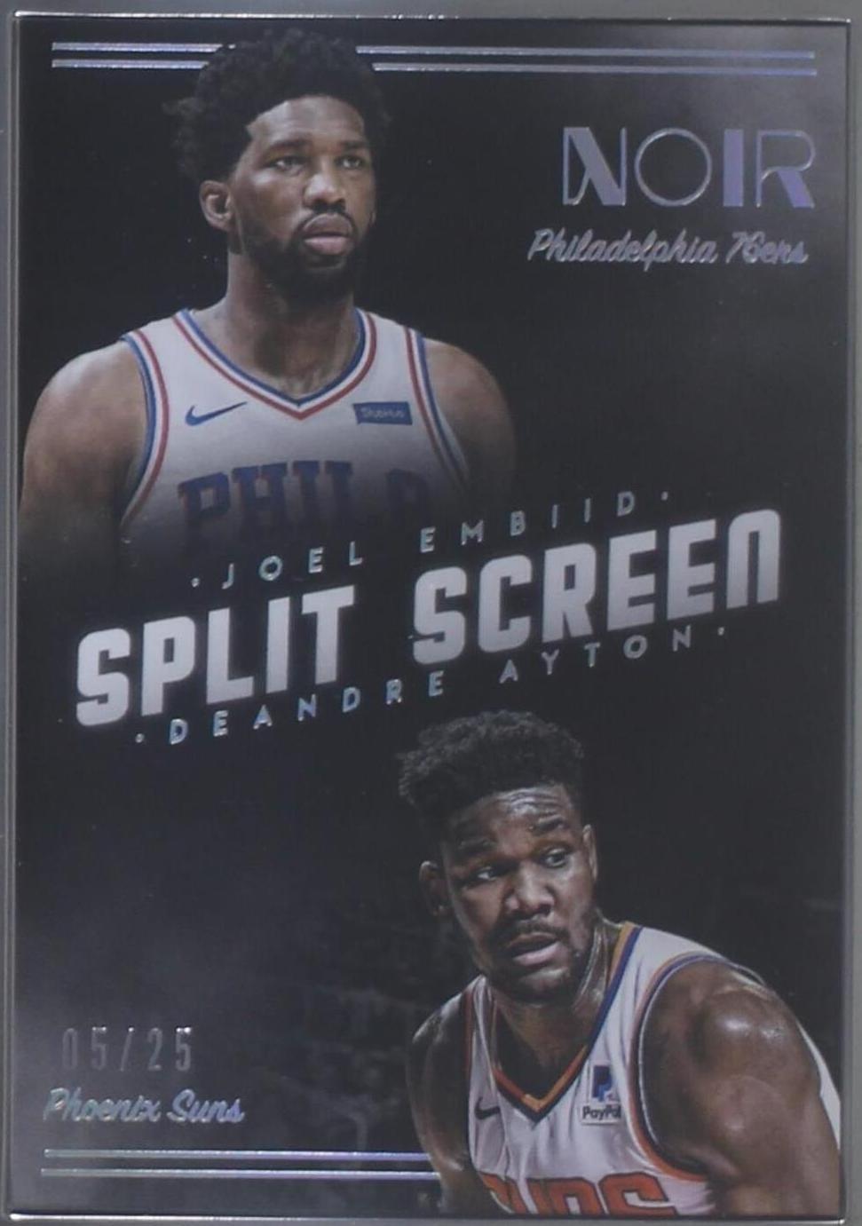 2018-19 Panini Noir - Split Screen Joel Embiid, DeAndre Ayton #281 /25 (RC) for sale online | eBay