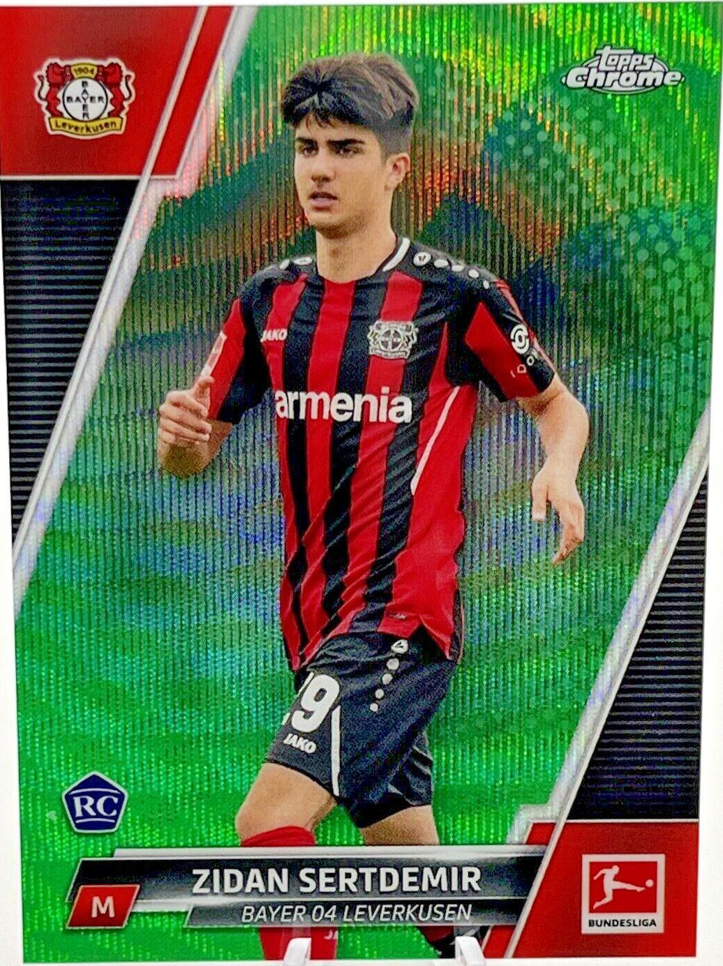 2021-22 Topps Chrome Bundesliga - Zidan Sertdemir #36 Green Wave ...
