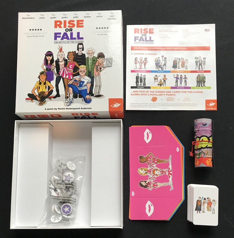 Rise or Fall (2011) Board Game – Board Game Guys