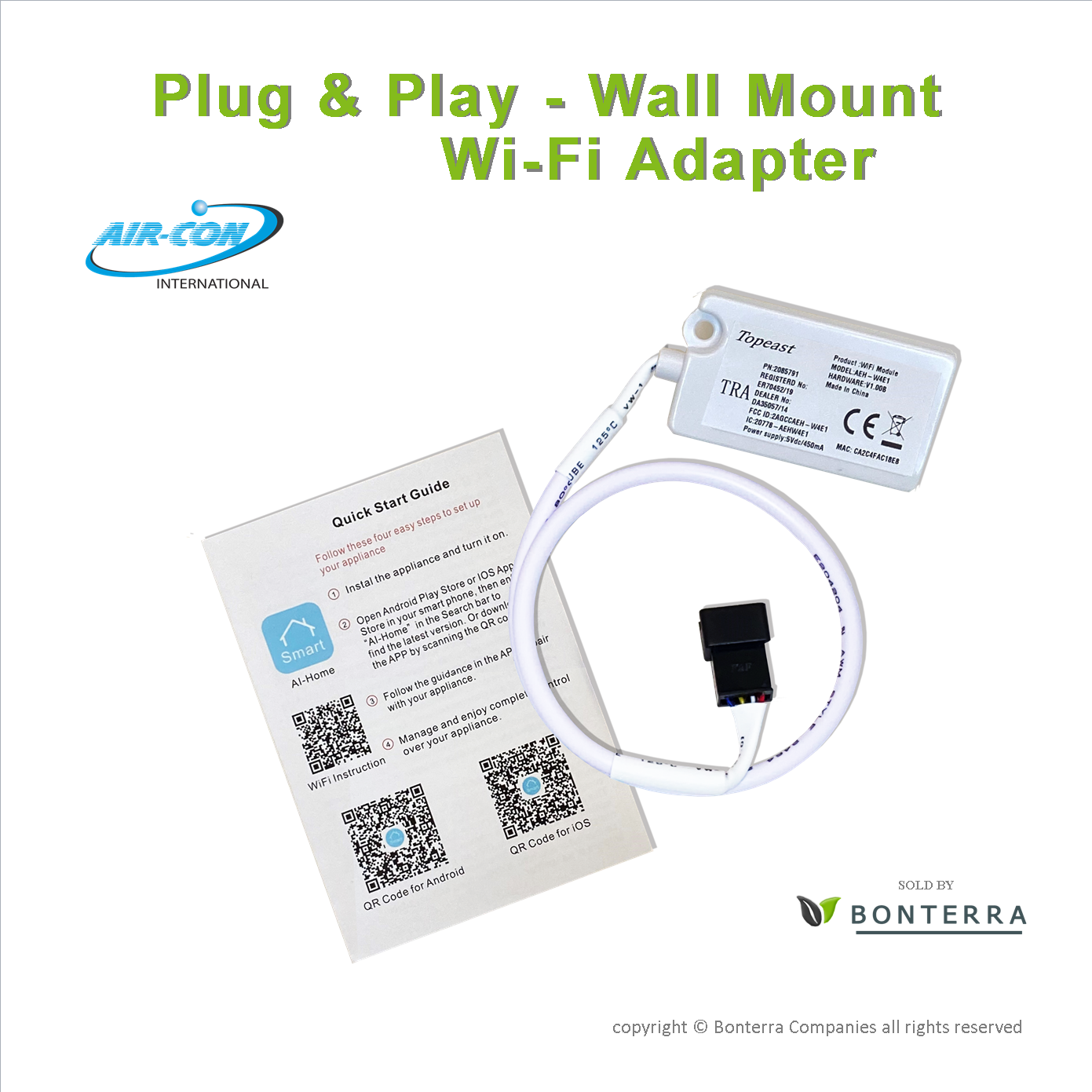 Air Con Mini Split WIFI Wall Mount Adapter