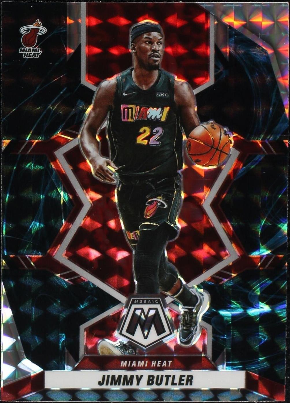 2021-22 Panini Mosaic - Jimmy Butler #58 Genesis Mosaic Prizm for sale ...