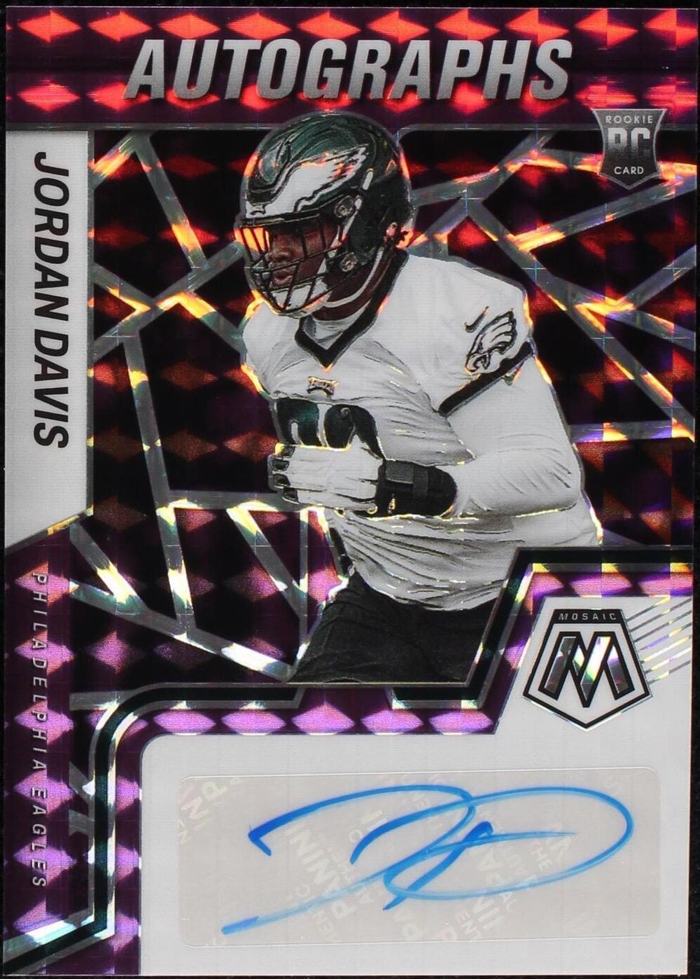 2022 Panini Mosaic - Rookie Autographs Mosaic Jordan Davis #RAM-JDA ...