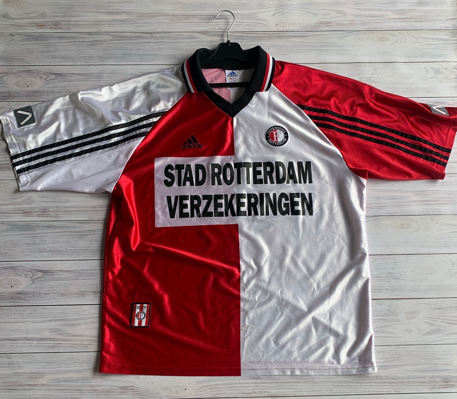 Feyenoord Rotterdam 1998 - 1999 Home football shirt jersey Feyenoord Rotterdam 1998 - 1999 Home football shirt jersey