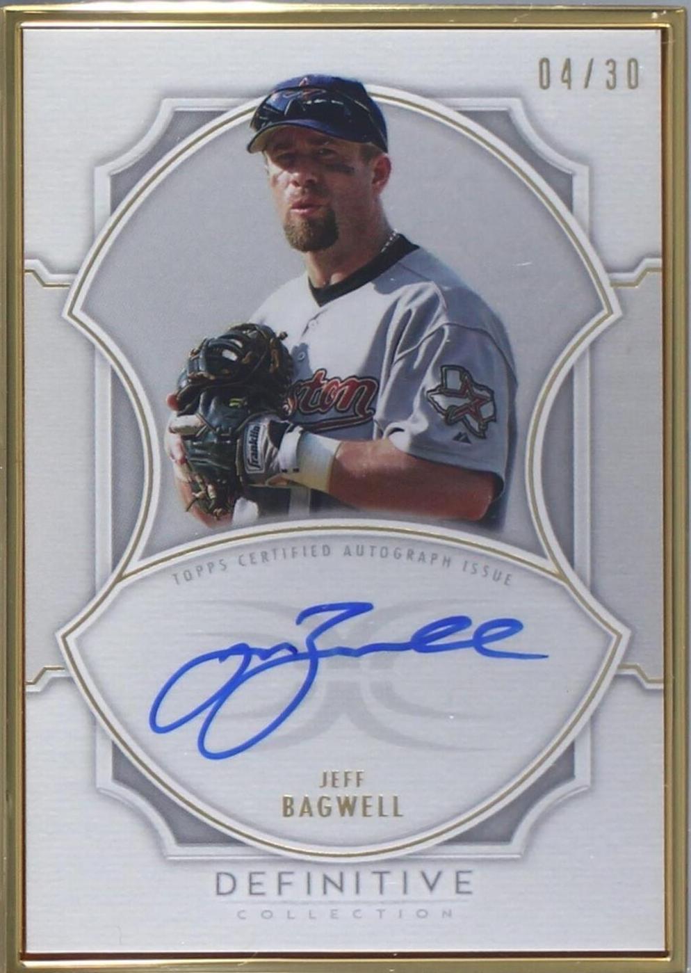 2020 Topps Definitive Collection - Framed Autograph Collection Jeff ...