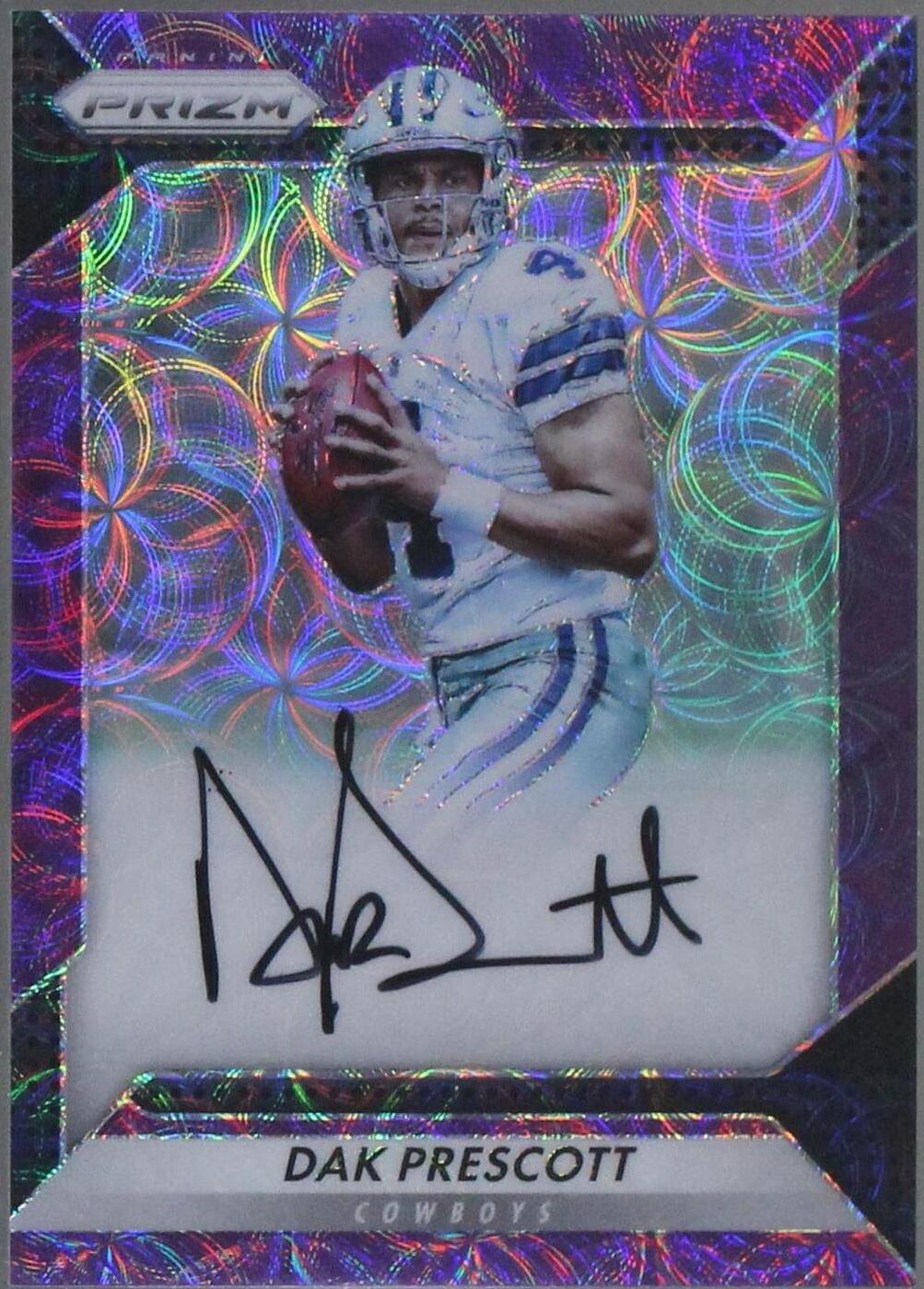 2016 Panini Prizm - Rookie Autograph Dak Prescott #RA-DPS Purple Scope ...