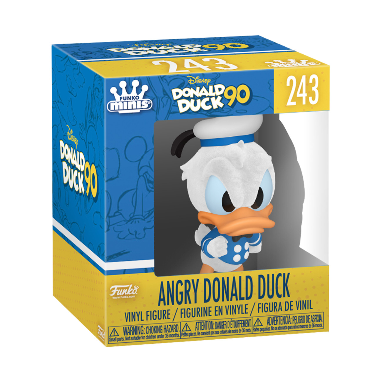 Funko Open Box Minis: Disney - Angry Donald Duck (Flocked) - Five Below ...