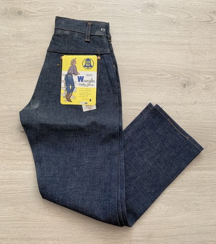 NEW Vtg 50s BLUE BELL Wrangler Side Zip Jeans Girls NEW Vtg 50s BLUE BELL Wrangler Side Zip Jeans Girls