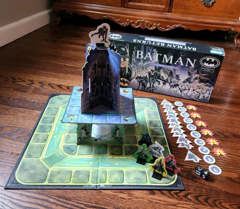 Batman Returns 3-D Board Game (1992) Board Game – Board Game Guys
