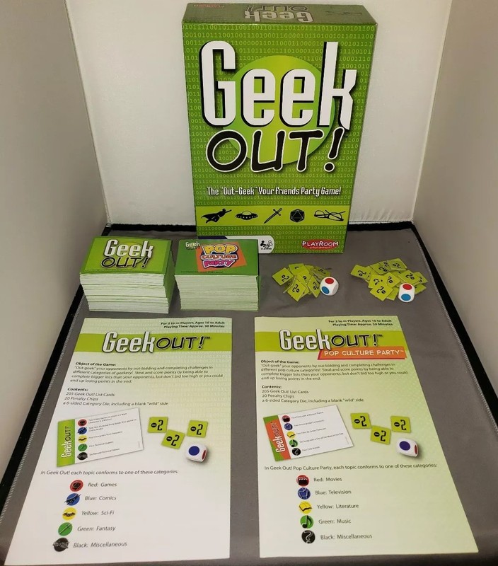 Geek Out! Pop Culture Party (2014) Board Game – Board Game Guys