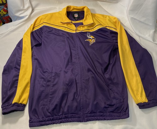 Minnesota Vikings Official NFL Full Zip Starter Jacket Men's Minnesota Vikings Official NFL Full Zip Starter Jacket Men's