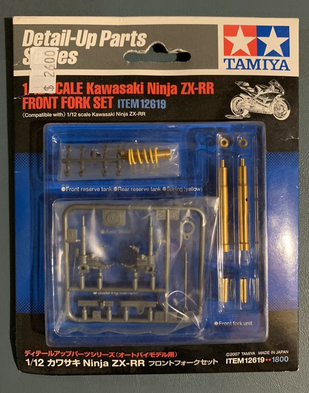 Tamiya Motorcycle Model Kits for Sale in 1/12 Scale with Checklist