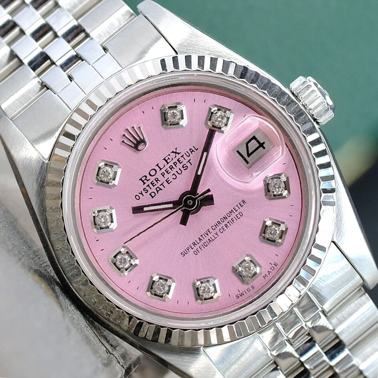 ROLEX DATEJUST LADIES MIDSIZE WATCH 18KW GOLD STAINLESS ROLEX DATEJUST LADIES MIDSIZE WATCH 18KW GOLD STAINLESS