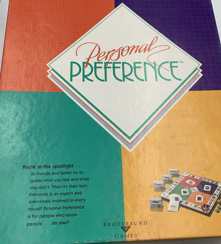 Personal Preference (1987) – Board Game Guys