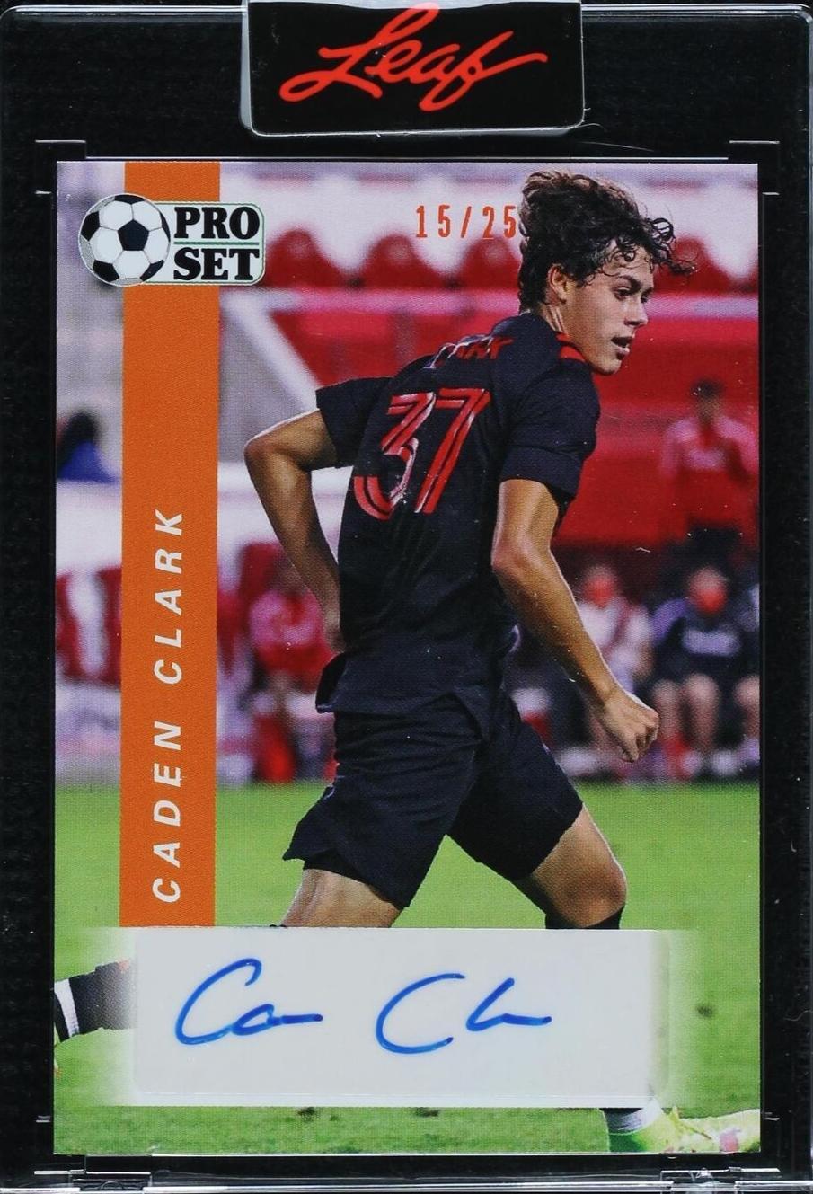 2022 Pro Set - Base Autographs Caden Clark #PS-CC1 Orange /25 (AU) for ...