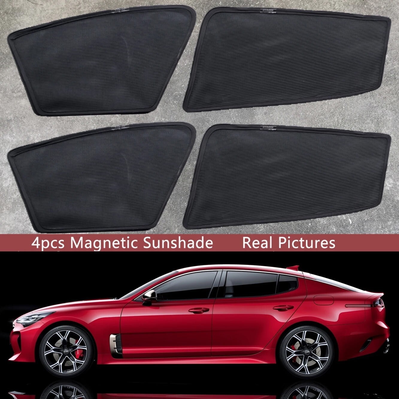 Magnetic Car Sunshades Windshield Curtain For Kia Stinger GT GT2 2017 2024 eBay