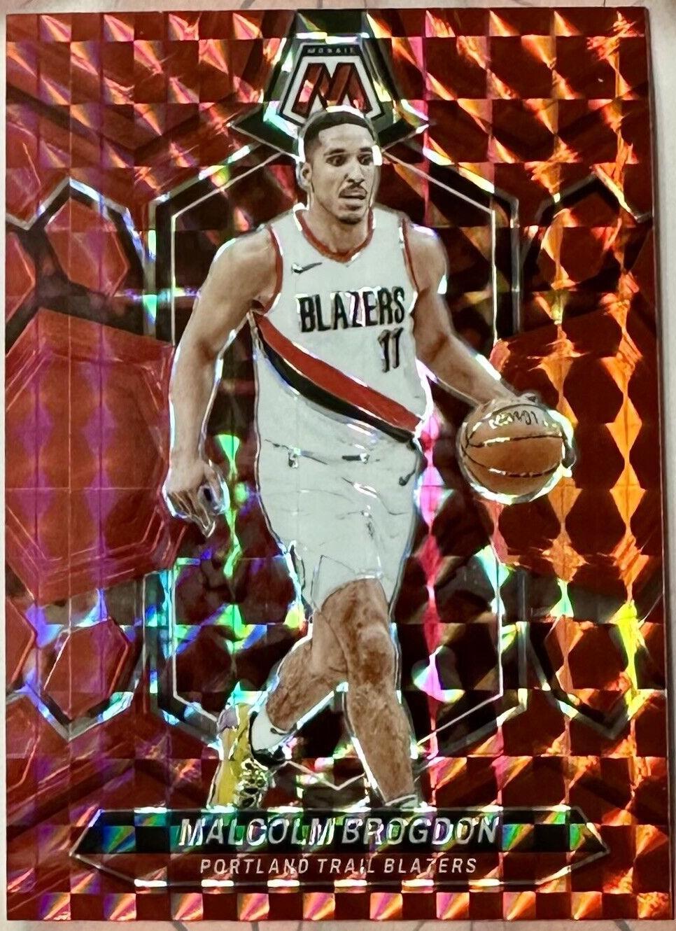 2023-24 Panini Mosaic - Malcolm Brogdon #190 Red Mosaic Prizm for sale ...