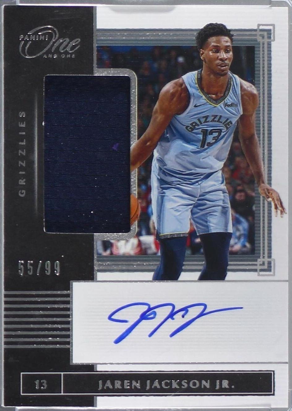2019-20 Panini One and One - Jersey Autographs Jaren Jackson Jr. #JA ...