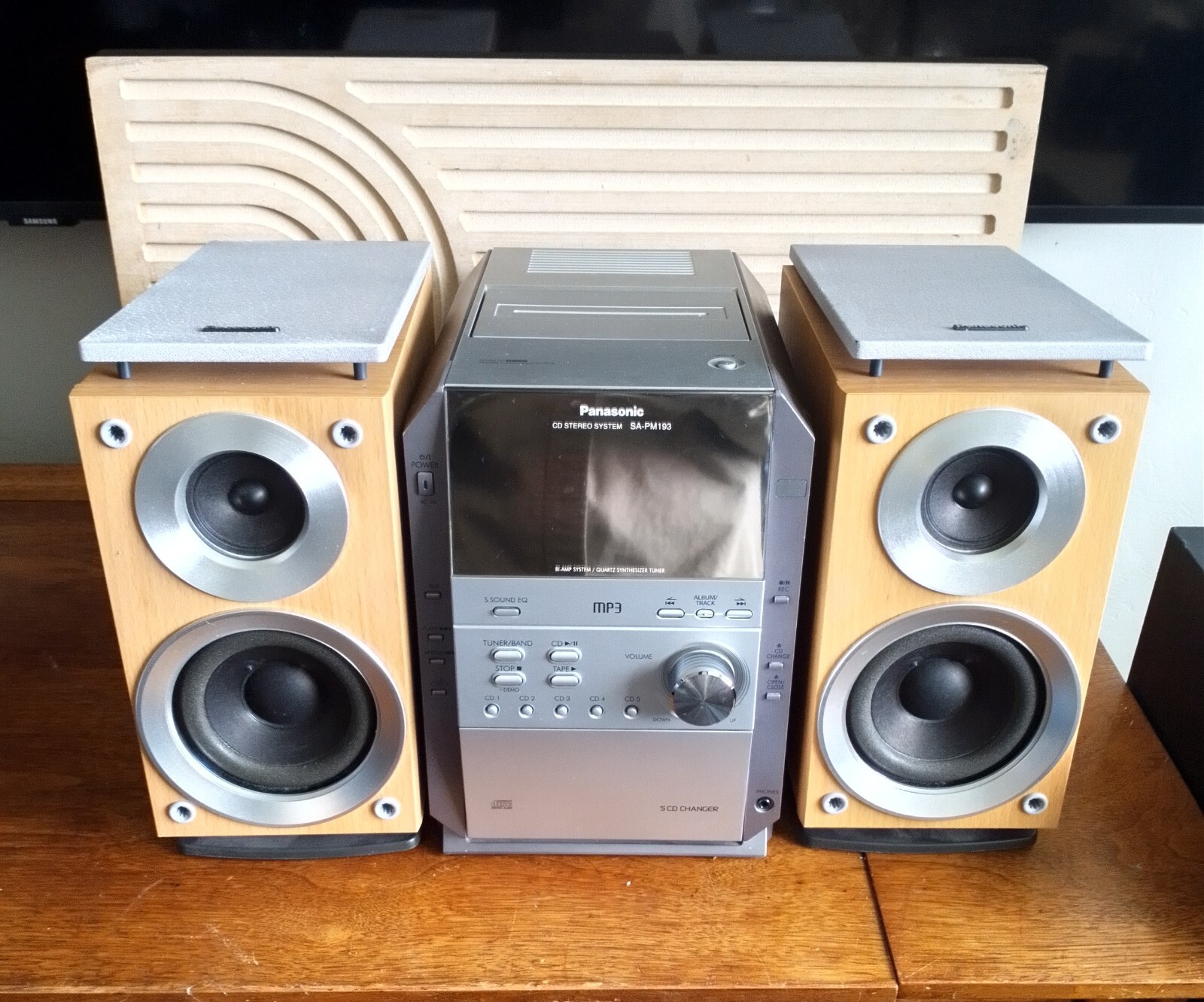 System Tape Deck | Panasonic Cd Mp3 Shelf Stereo
