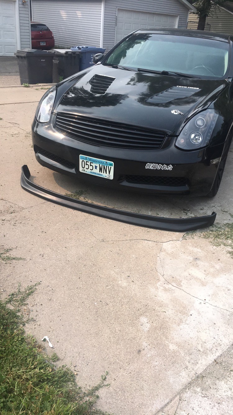 [SASA] Made for 03-06 Infiniti G35 2dr Coupe Base Bumper N PU Front Lip ...