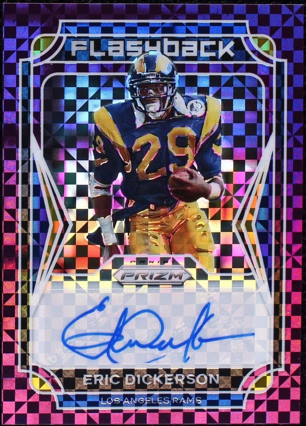 2021 Panini Prizm - Flashback Autographs Eric Dickerson #FA-ED Purple ...