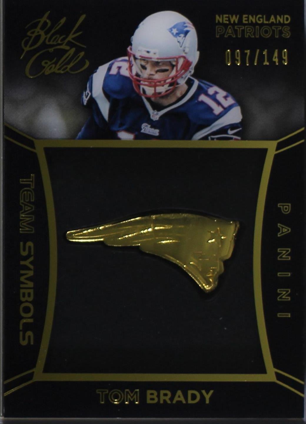2014 Panini Black Gold - Team Symbols #TS-34 Tom Brady /149 for sale ...