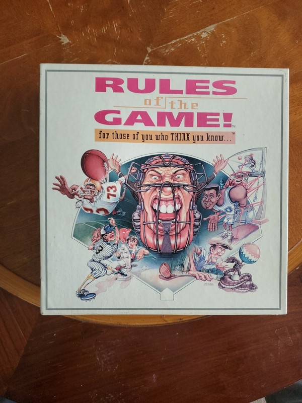 Rules of the Game (1995) Board Game – Board Game Guys