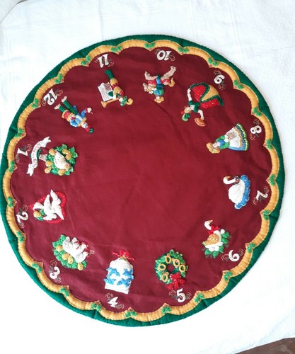 Bucilla 12 Days of Christmas Partridge Pear Tree Bucilla 12 Days of Christmas Partridge Pear Tree