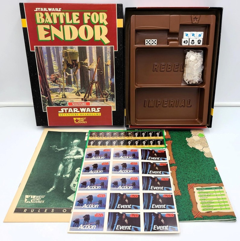 Star Wars: Battle for Endor (1989) Board Game – Board Game Guys