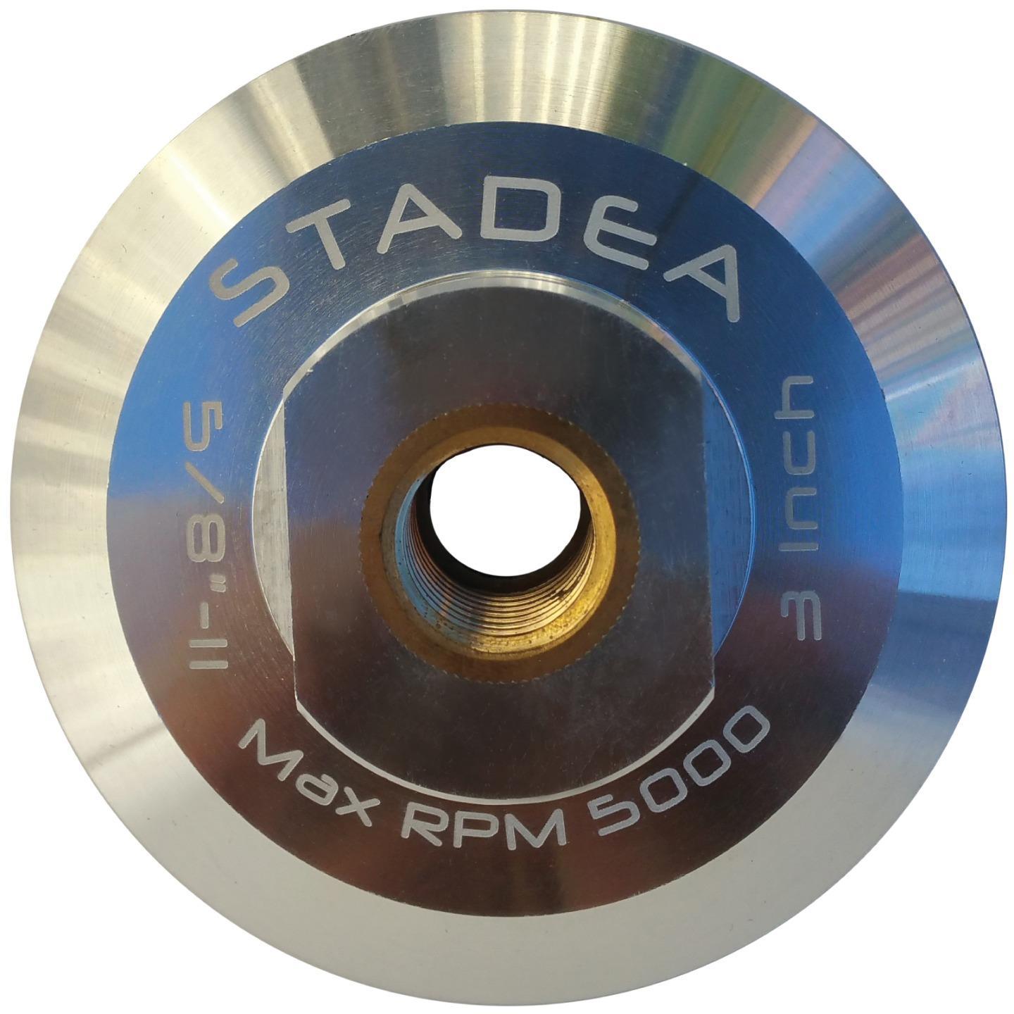 Rubber Backing Pad Stadea 6 inch hook and loop backing pad Arbor 5/8 11 ...