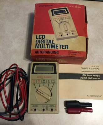Multimeters - Micronta Lcd Digital Multimeter