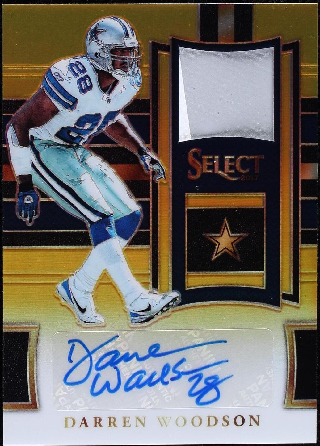 2017 Panini Select - Signature Memorabilia Darren Woodson #MP-DW Gold ...
