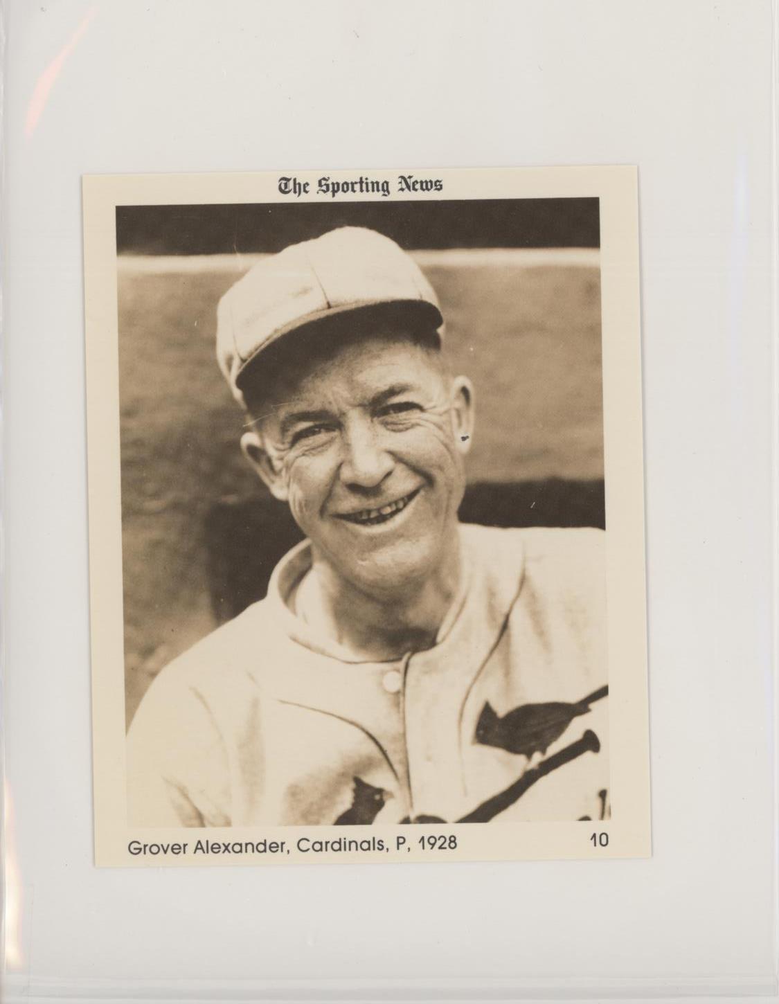 1981 The Sporting News Conlon Collection 4x5 - Grover Alexander #10 for ...