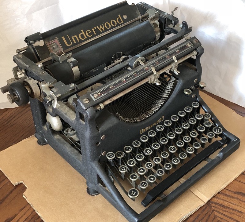 1918 Underwood 5 on the Typewriter Database