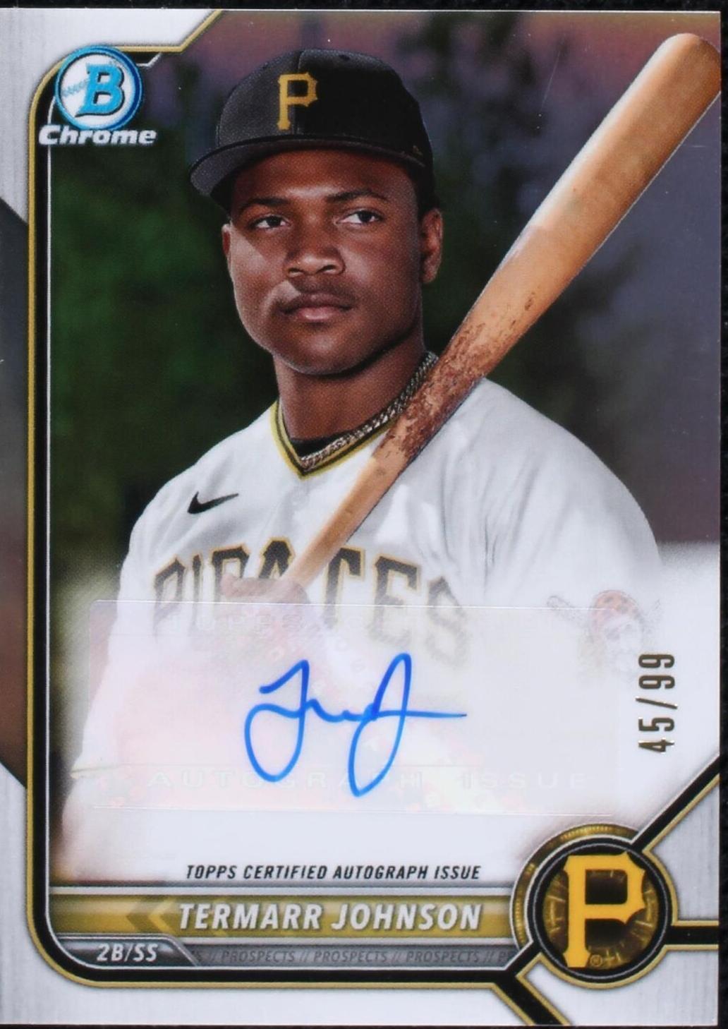 2022 Bowman Draft - Image Variation Termarr Johnson #BD-130 Autographs ...