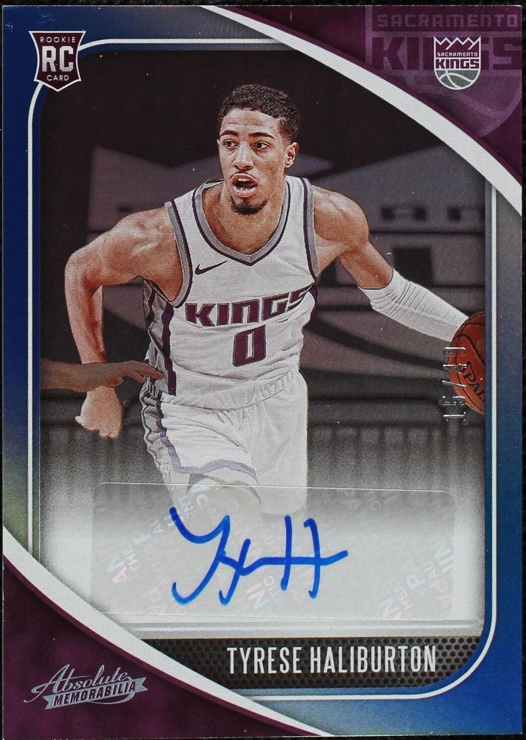 2020-21 Panini Absolute Memorabilia - Rookie Autographs Tyrese ...