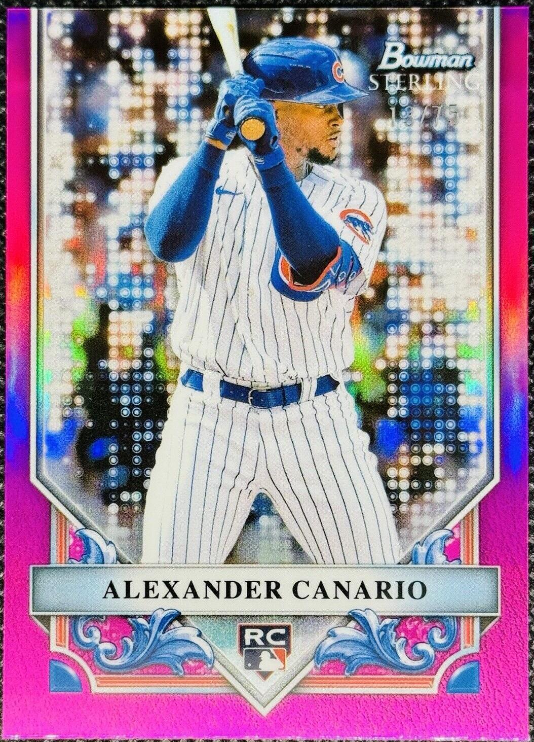 2024 Bowman Sterling - Rookie Alexander Canario #BSR-36 Magenta ...