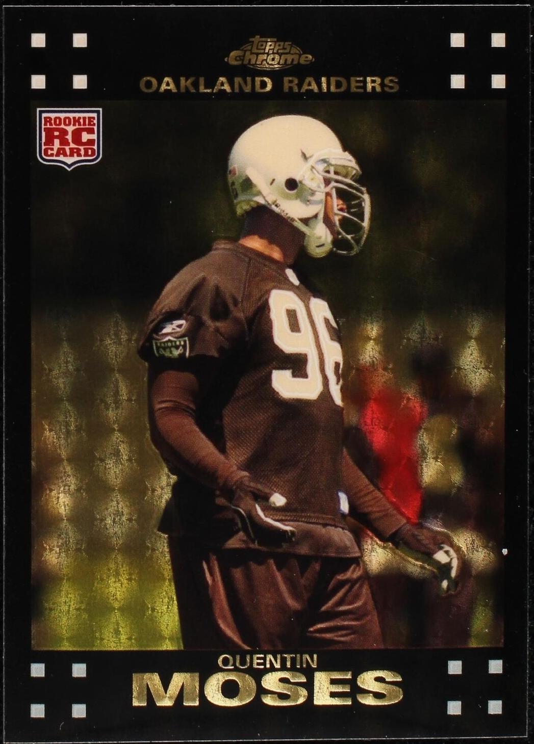 2007 Topps Chrome - Quentin Moses #TC235 SuperFractor /1 (RC) for sale ...
