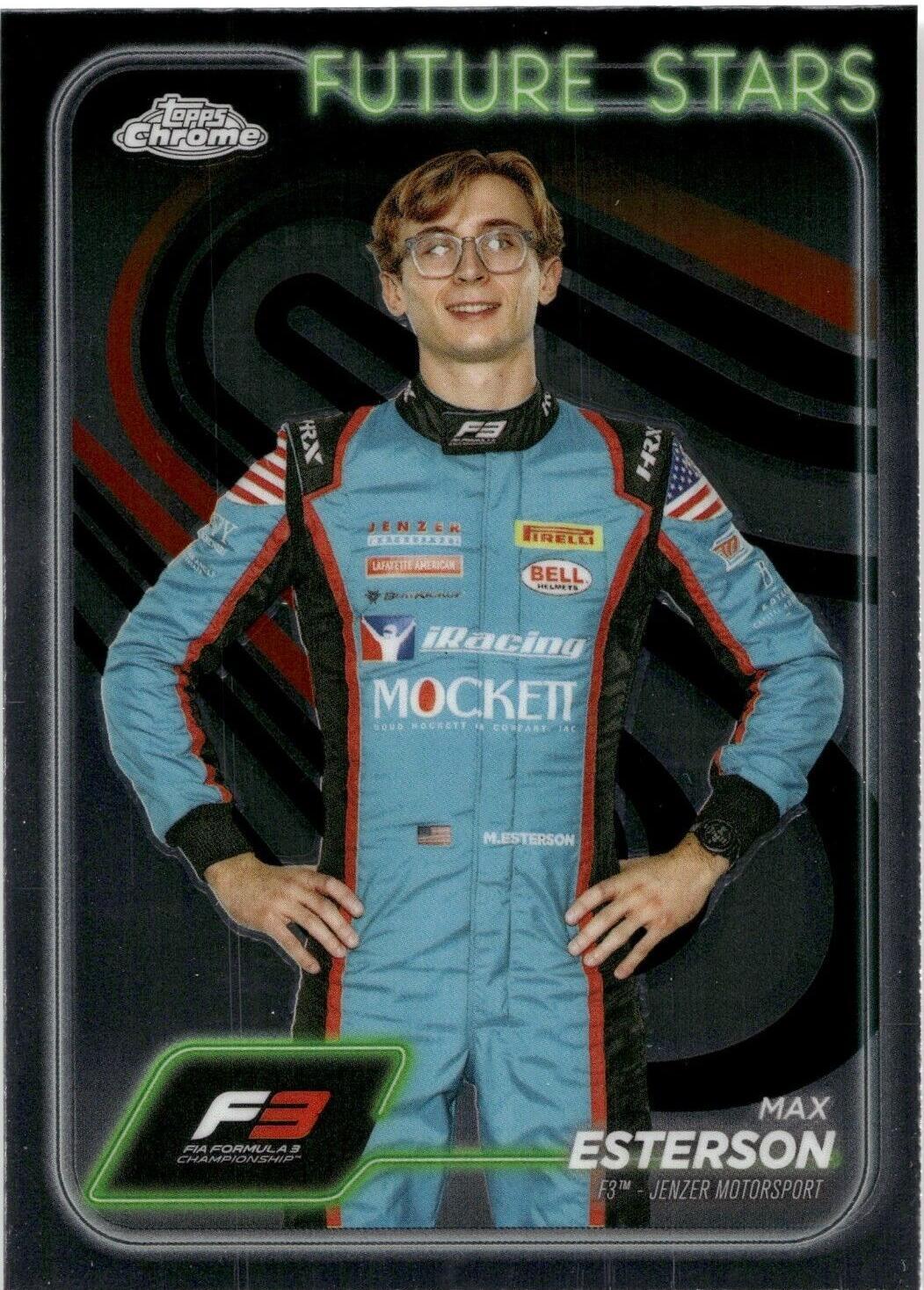2024 Topps Chrome Formula 1 - F3 Drivers Max Esterson #59 for sale ...