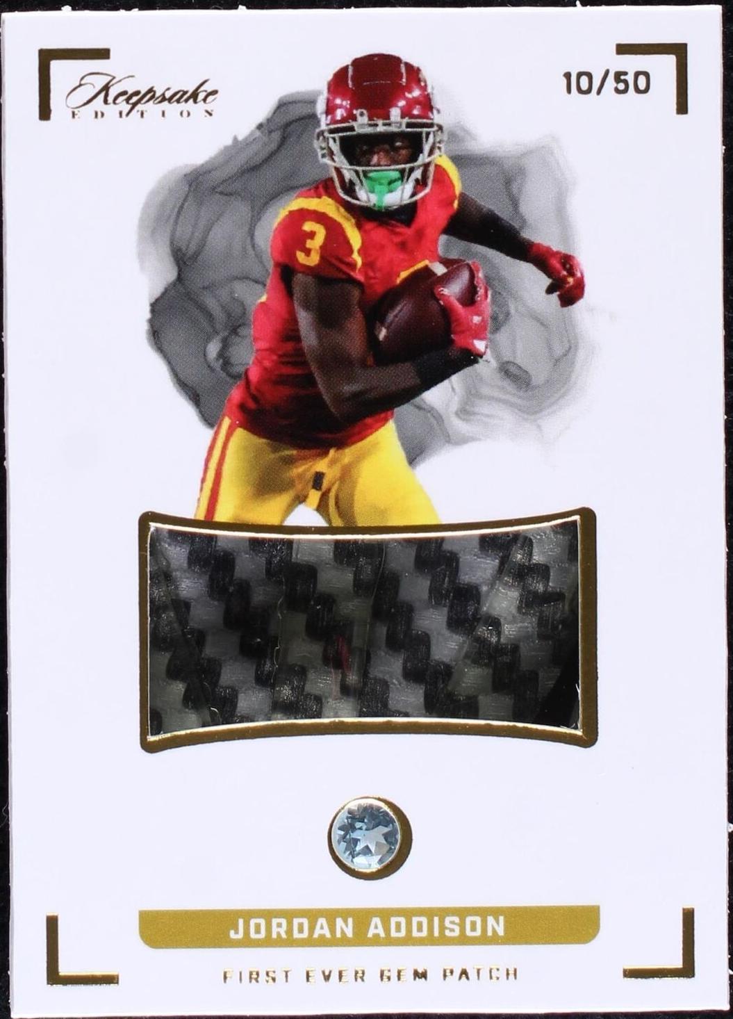 2022 Keepsake Multi Sport Edition - Gem Patch Jordan Addison #180 /50 ...