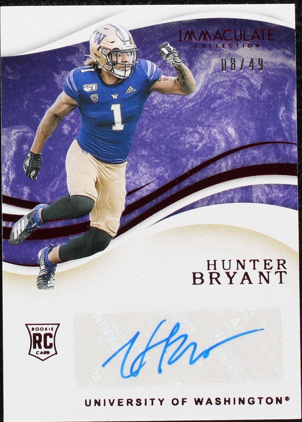 2020 Panini Immaculate Collection Collegiate - Autographs Hunter Bryant ...