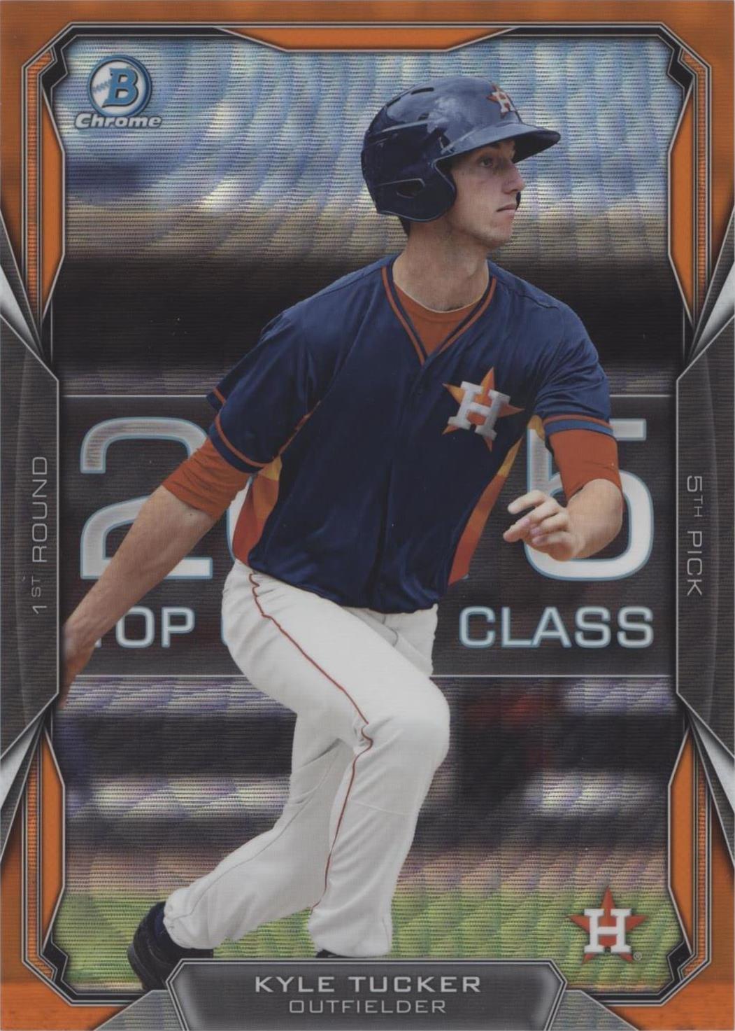 2015 Bowman Draft - Top of the Class Box Toppers Orange Wave Refractor ...