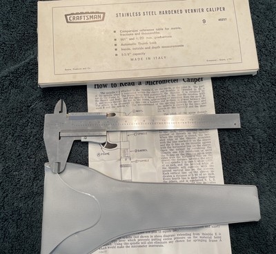 Calipers - Craftsman Caliper