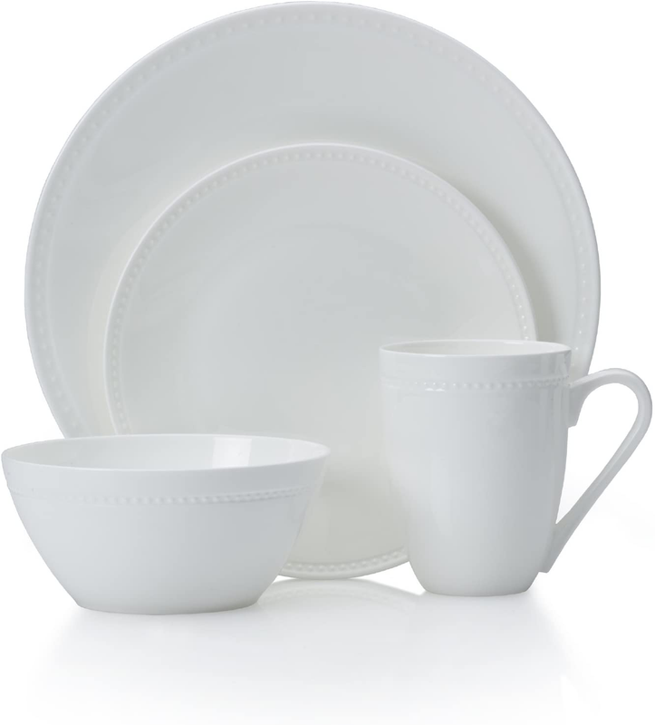 Loria 16-Piece Bone China Dinnerware Set - Dishwasher