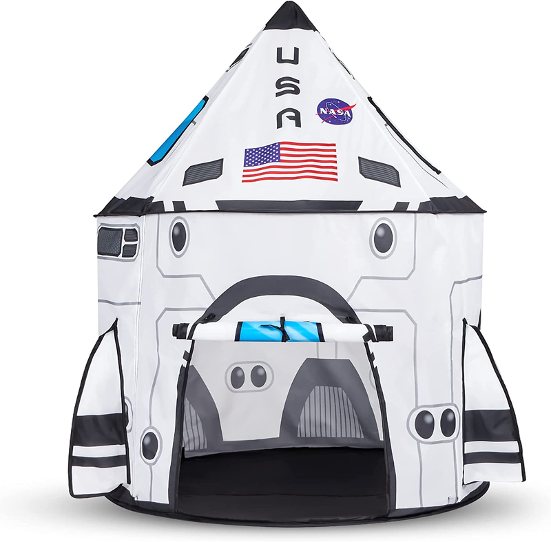 Rocket Ship Pop up Play Tent Kids Indoor
