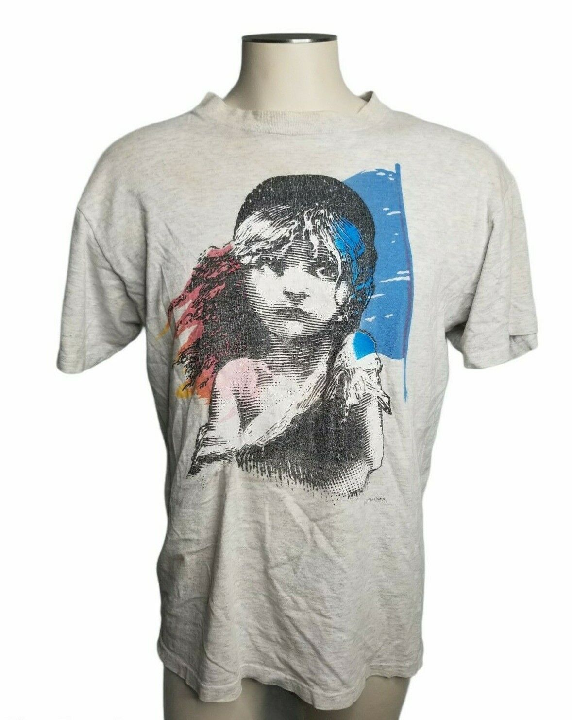 Vintage L 1986 Les Miserables Broadway Musical T Shirt Vintage L 1986 Les Miserables Broadway Musical T Shirt