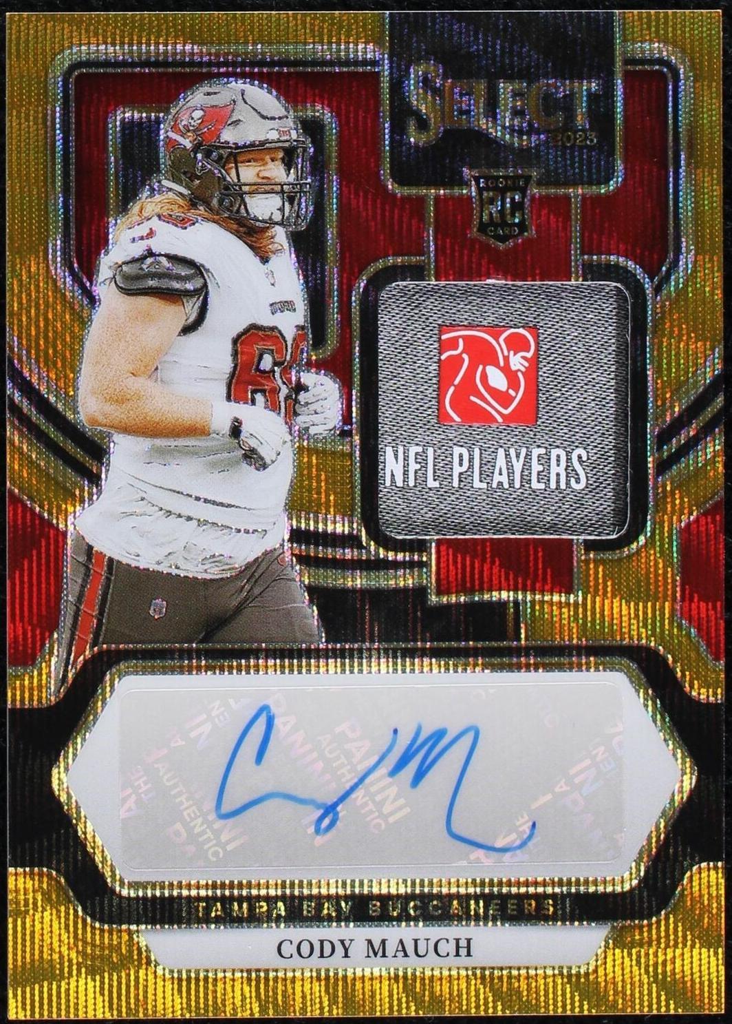 2023 Panini Select - Rookie Signature Memorabilia Cody Mauch #RSM-CMA ...