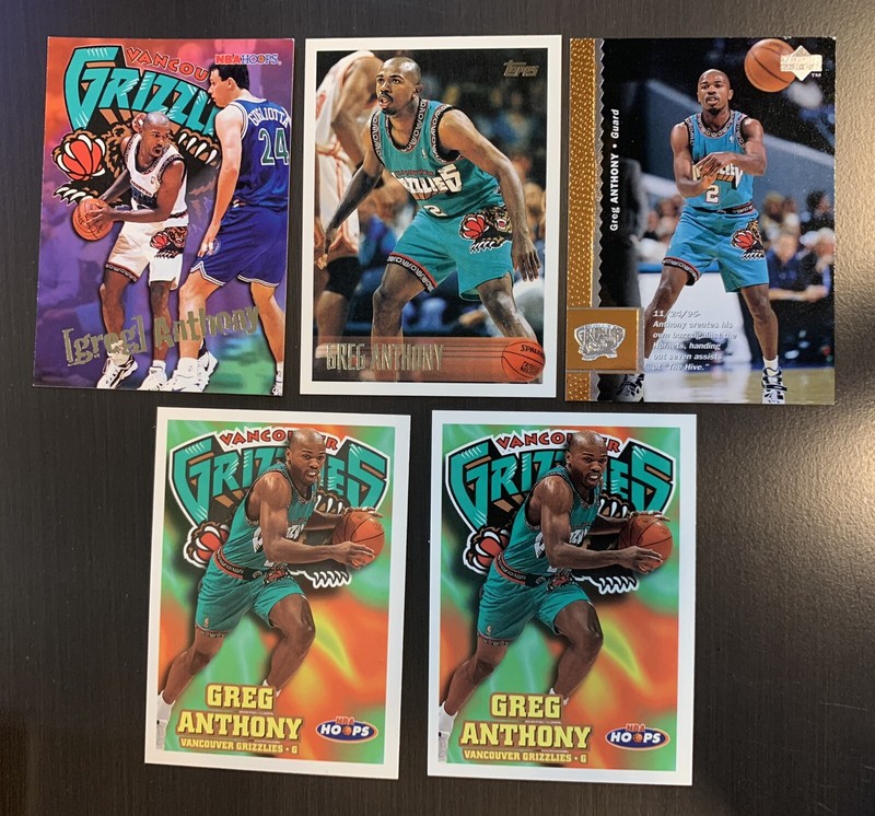 Greg Anthony Basketball Card Database - Newest Products will be shown ...