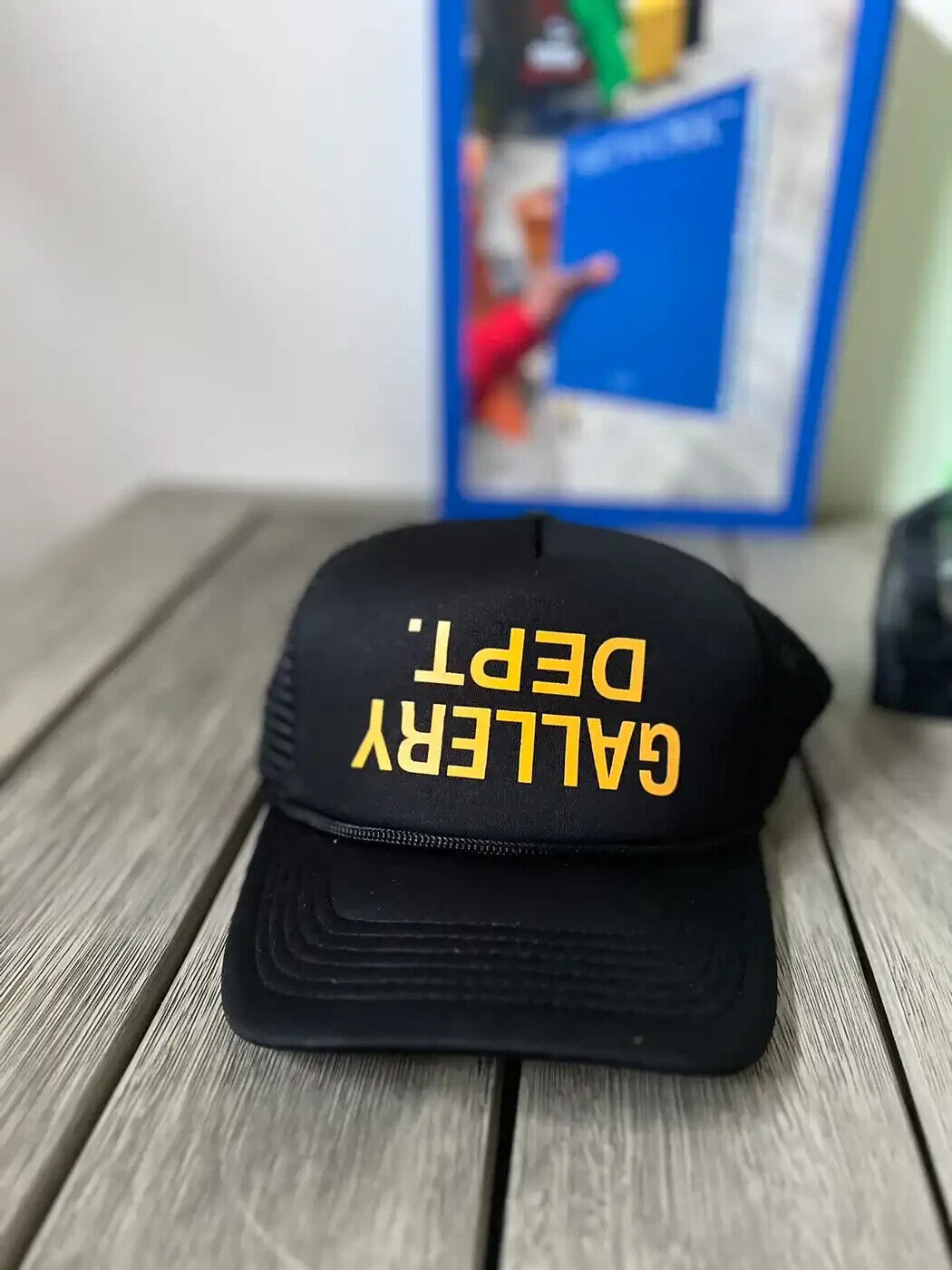 Gallery Dept Upside Down Logo Trucker Hat | eBay Gallery Dept Upside Down Logo Trucker Hat | eBay