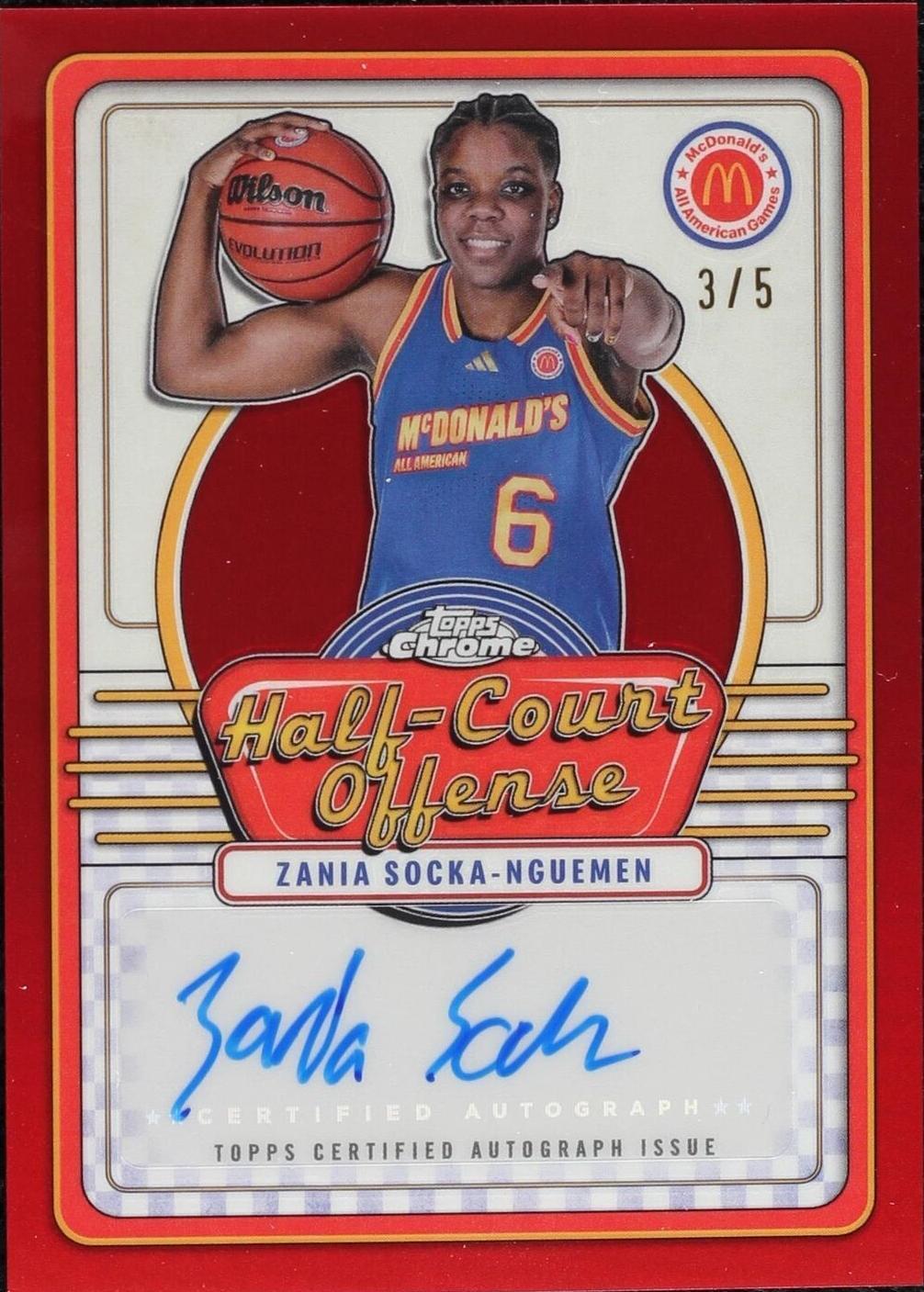 2024 Topps Chrome Mcdonald's All American - Half-Court Offense ...